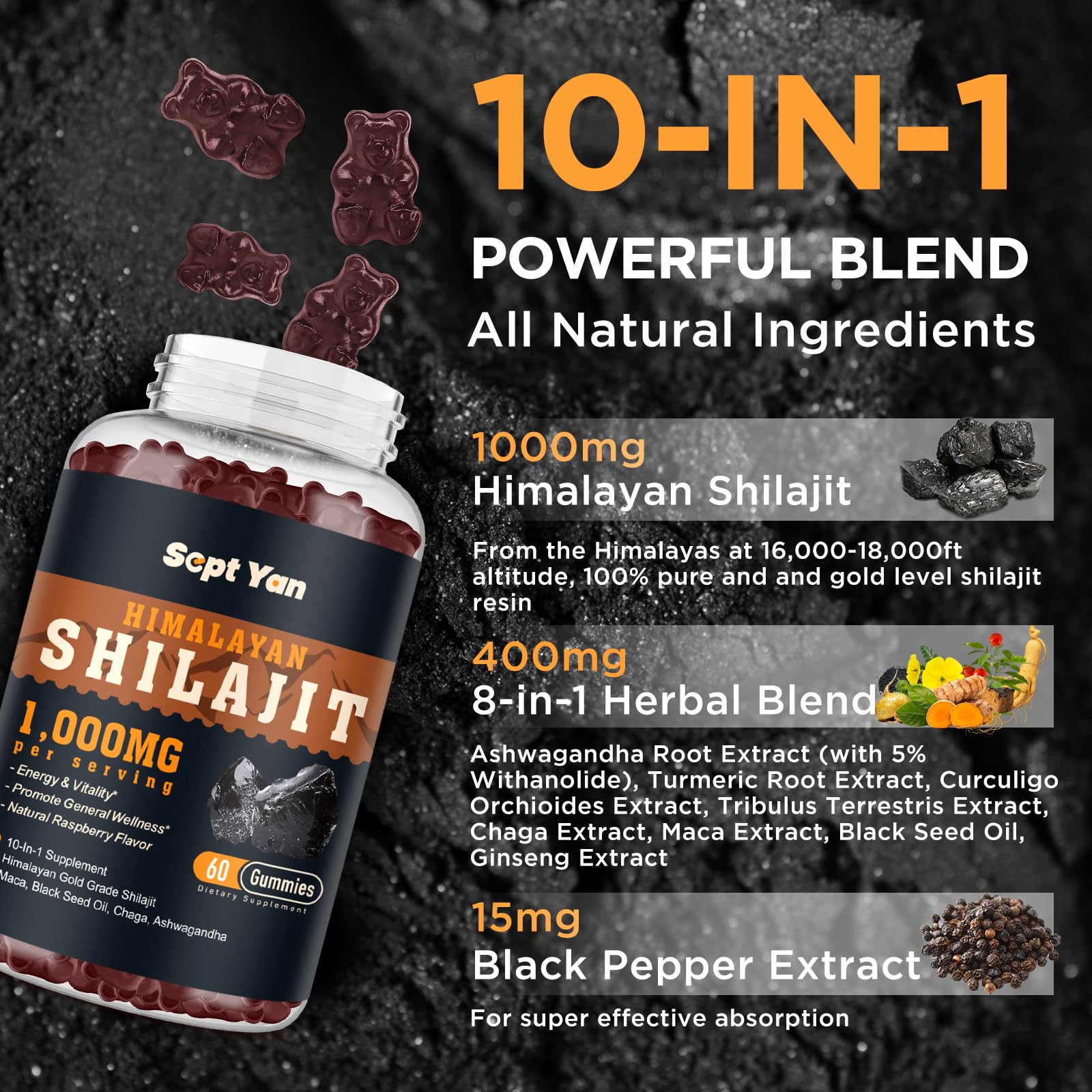 Pure Himalayan Shilajit benefits