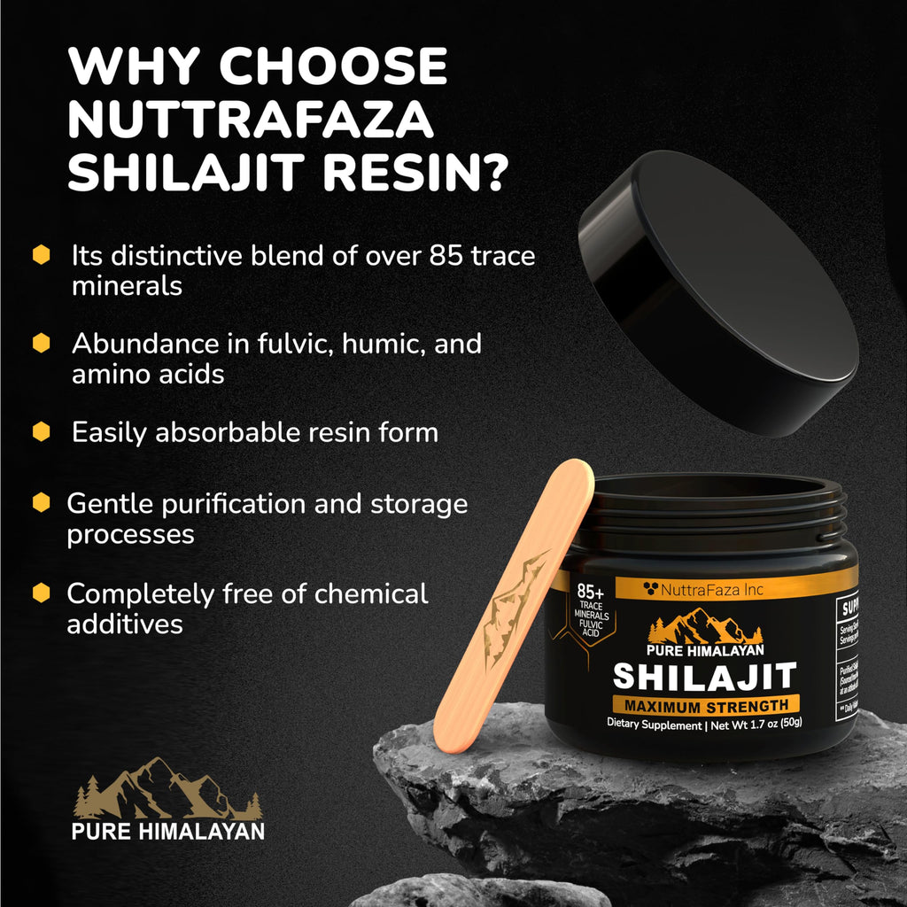 Pure Himalayan Shilajit for vitality