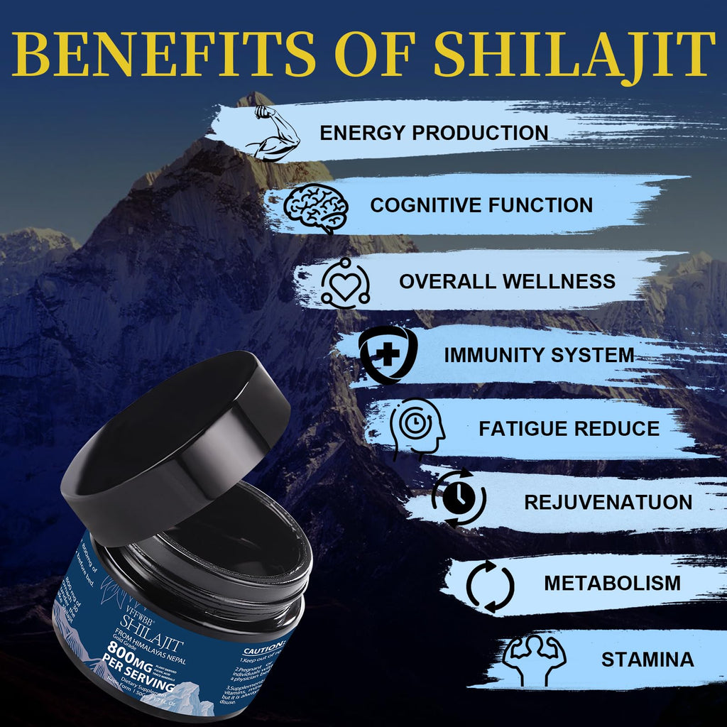 pure Himalayan Shilajit for vitality