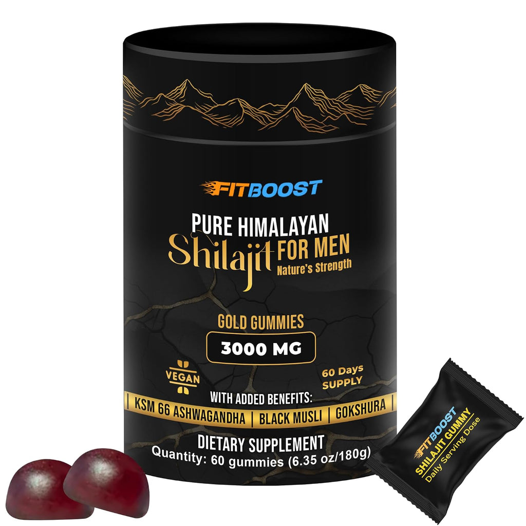 Pure Himalayan shilajit gummies for energy