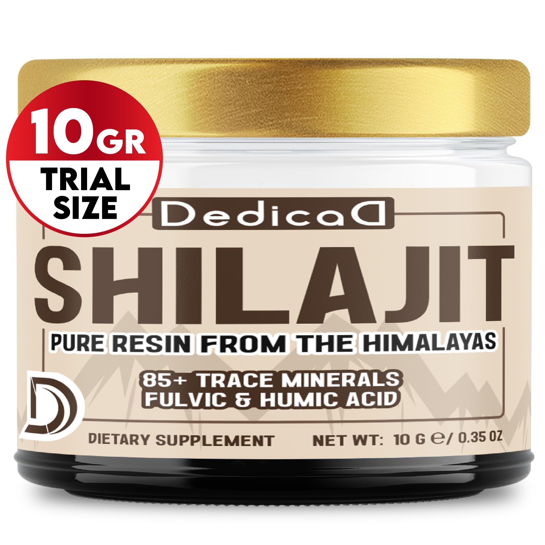 pure Himalayan shilajit resin supplement