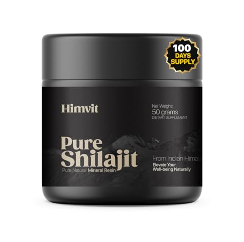 Pure Himalayan Shilajit resin supplement