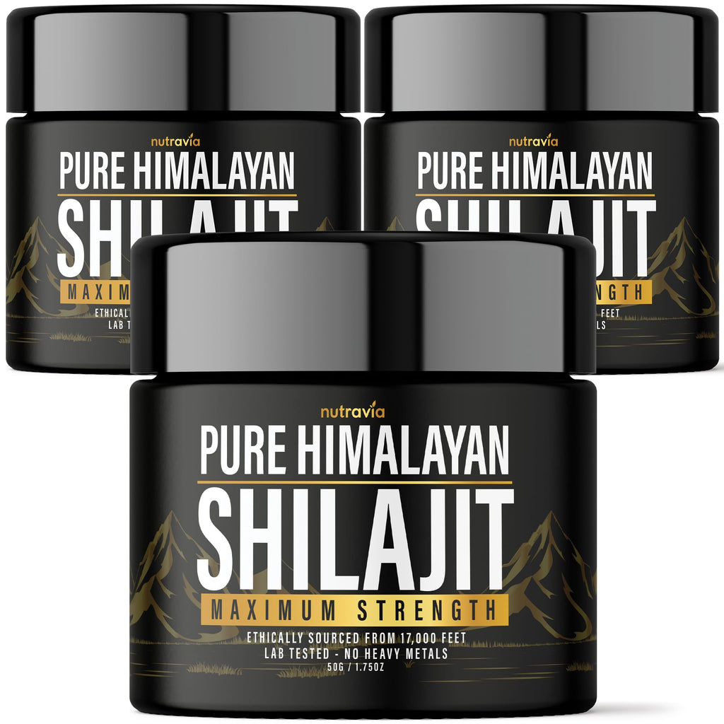 pure Himalayan shilajit resin supplement