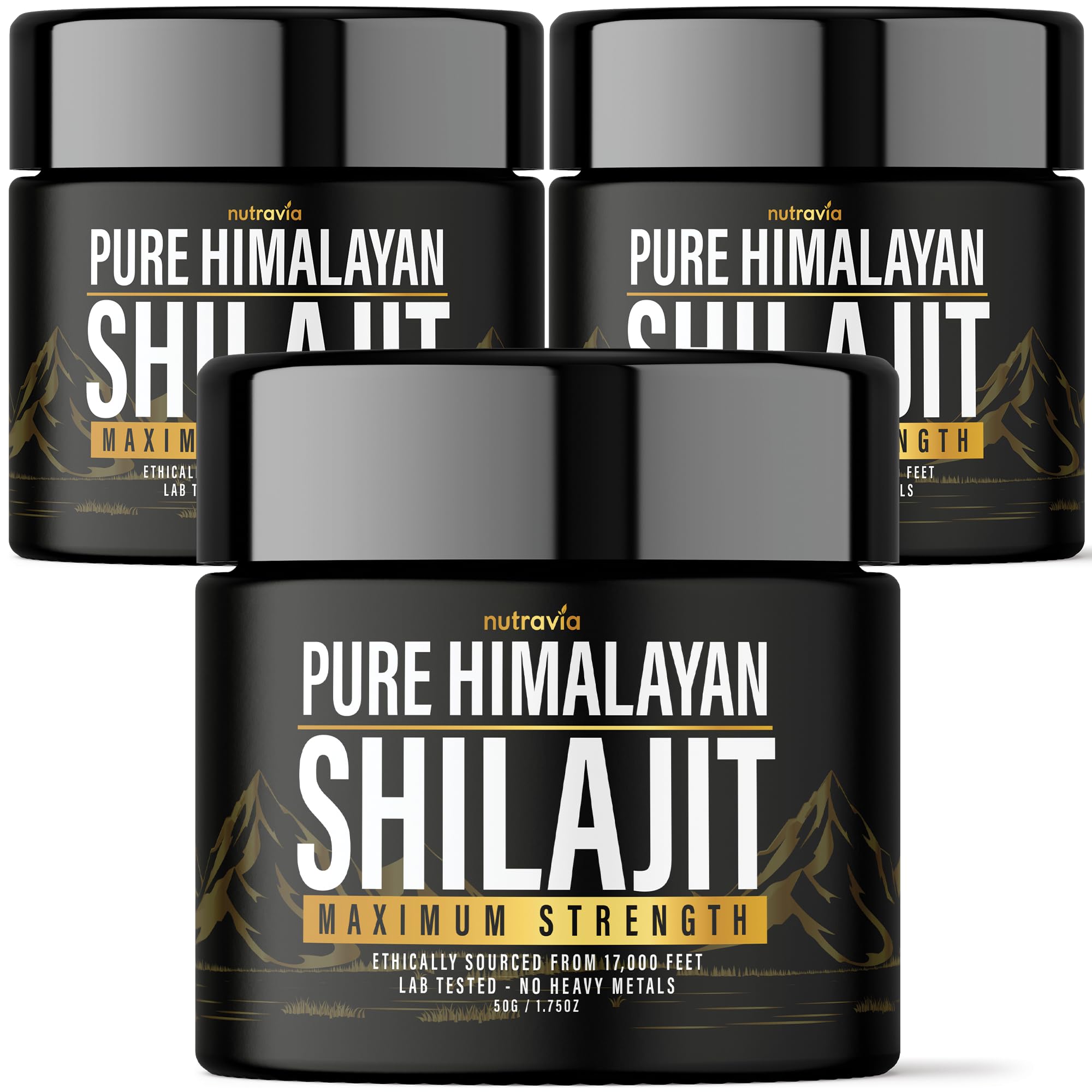 pure Himalayan shilajit resin supplement