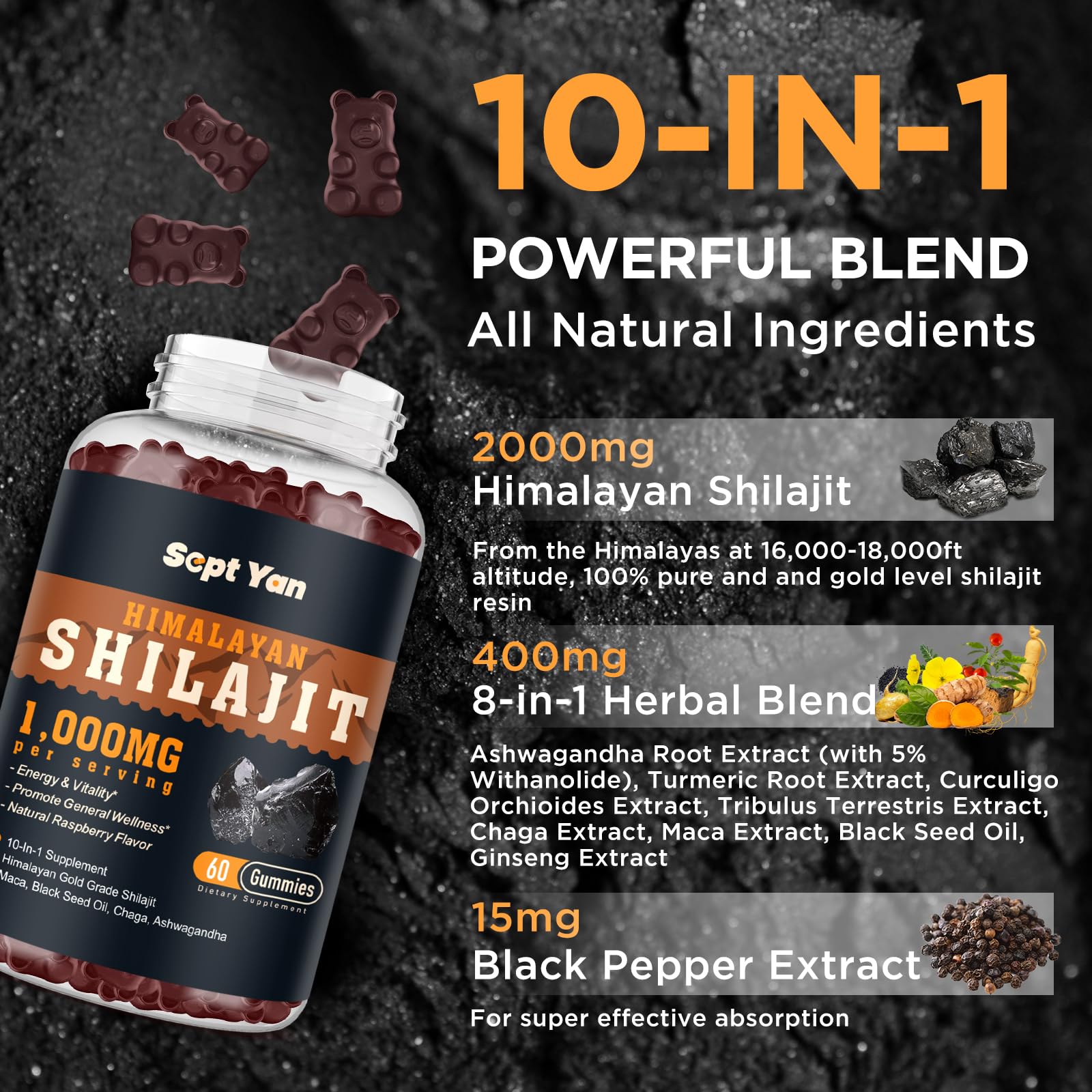 Pure Himalayan Shilajit supplement