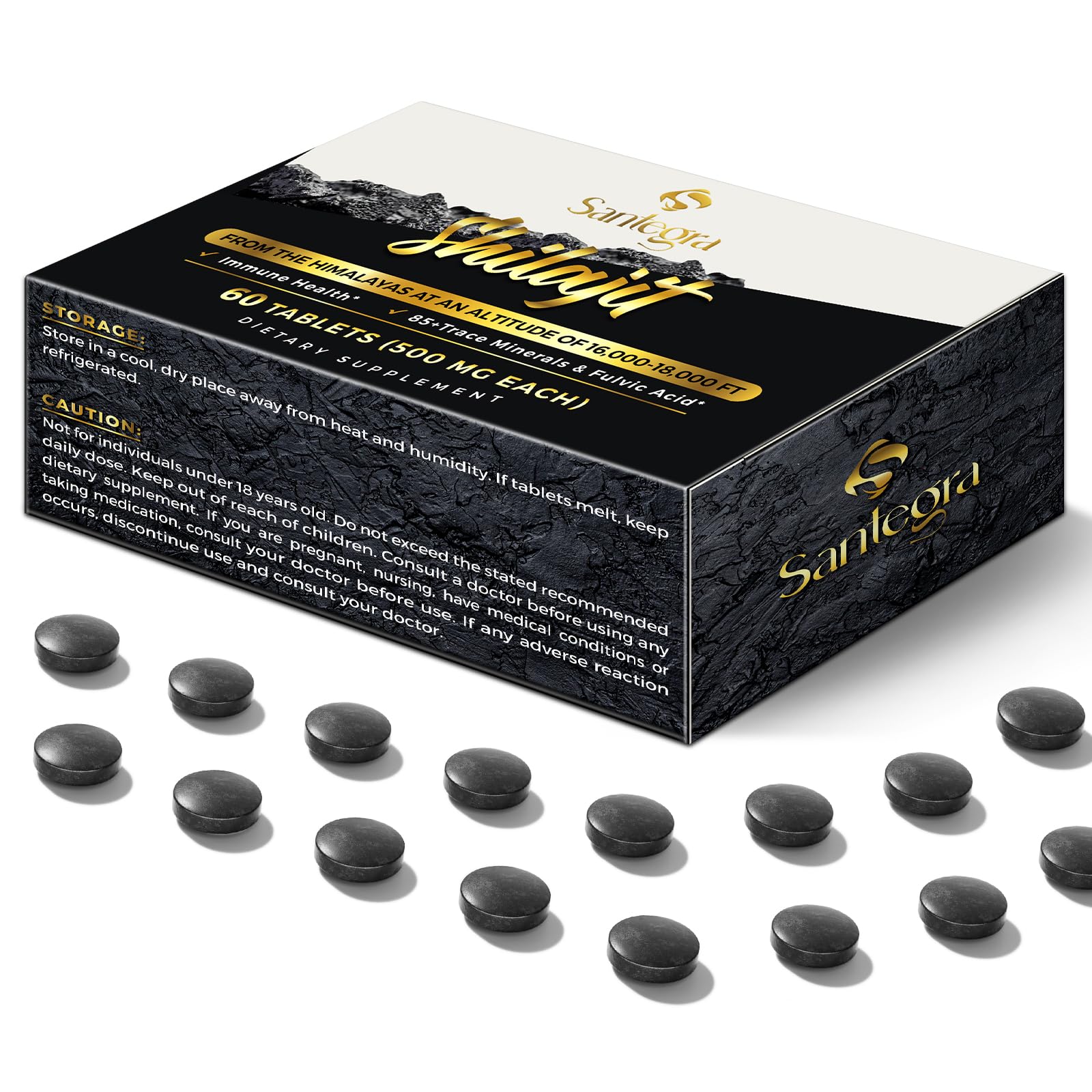 pure Himalayan shilajit tablets