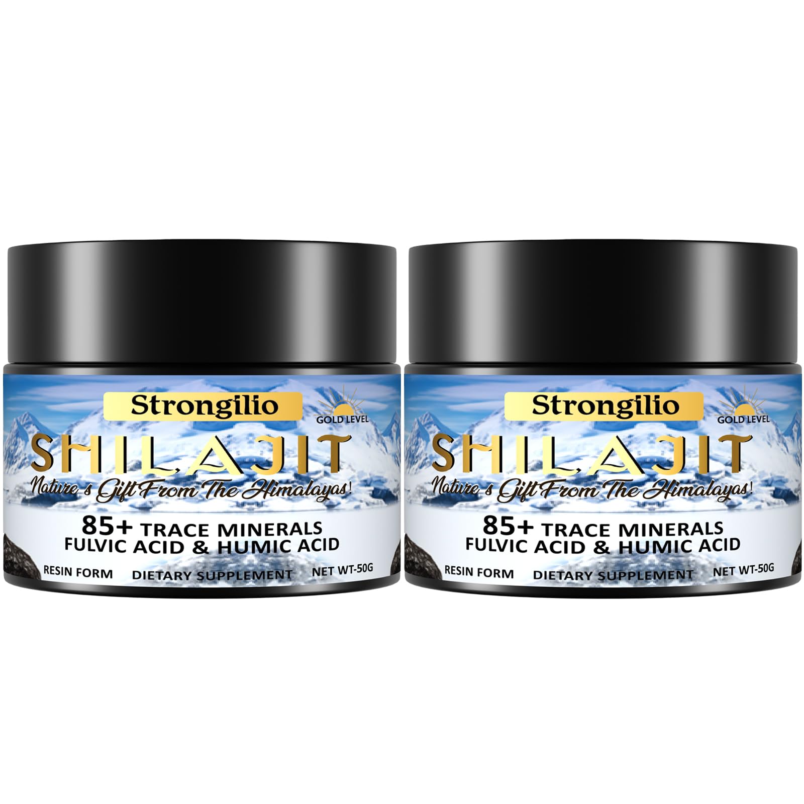 Pure Himalayan Shilajit trace minerals supplement