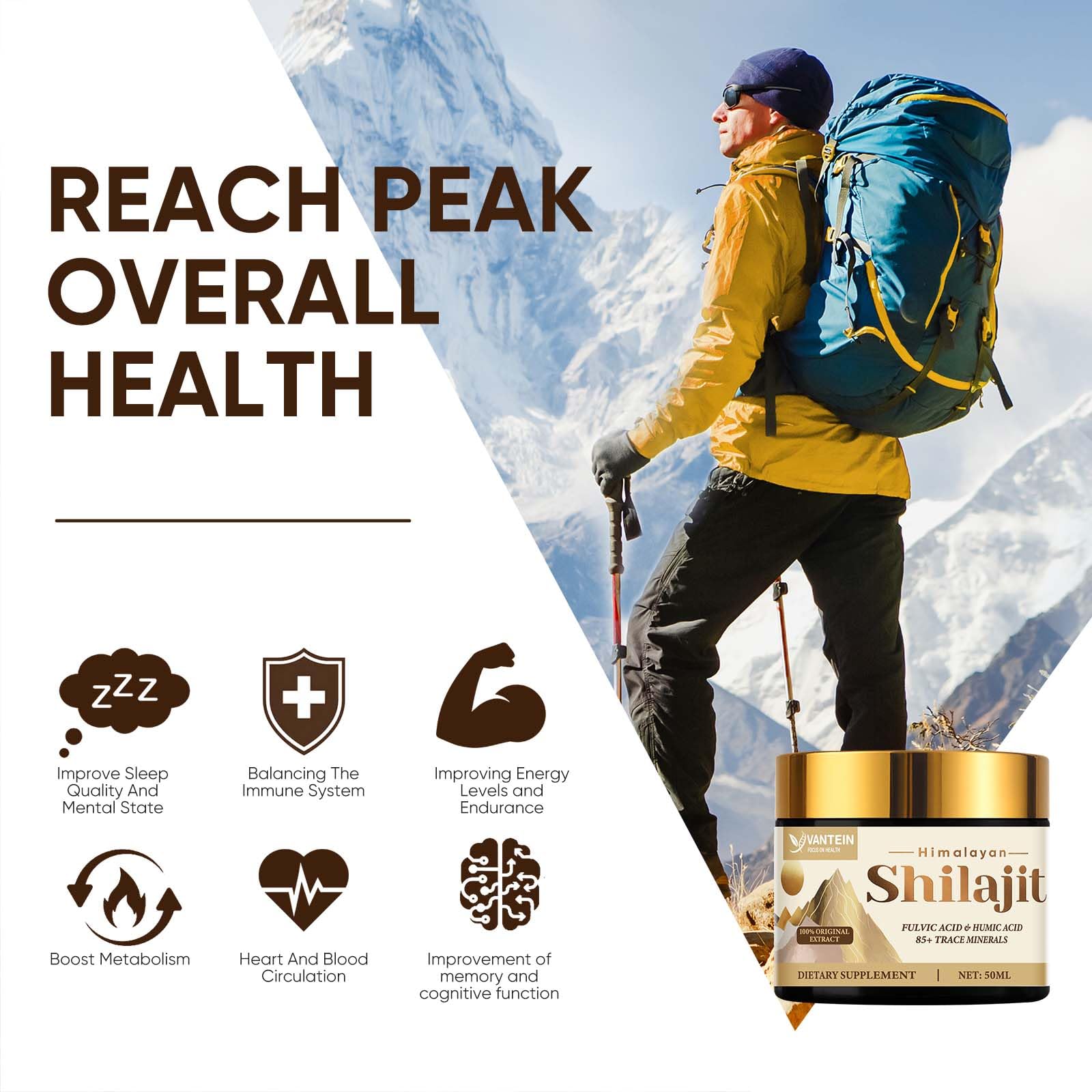 Pure Himalayan trace minerals supplement