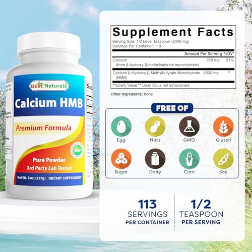 pure HMB powder for enhanced performance