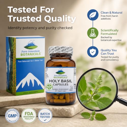 pure holy basil leaf capsules