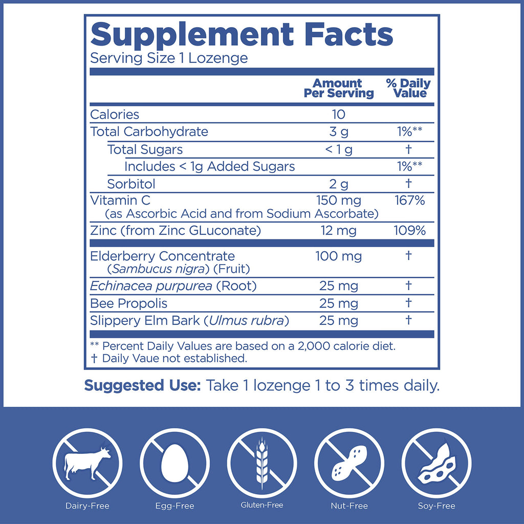 Pure hypoallergenic elderberry supplements