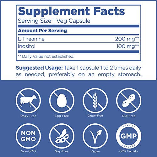 Pure hypoallergenic L-Theanine capsules