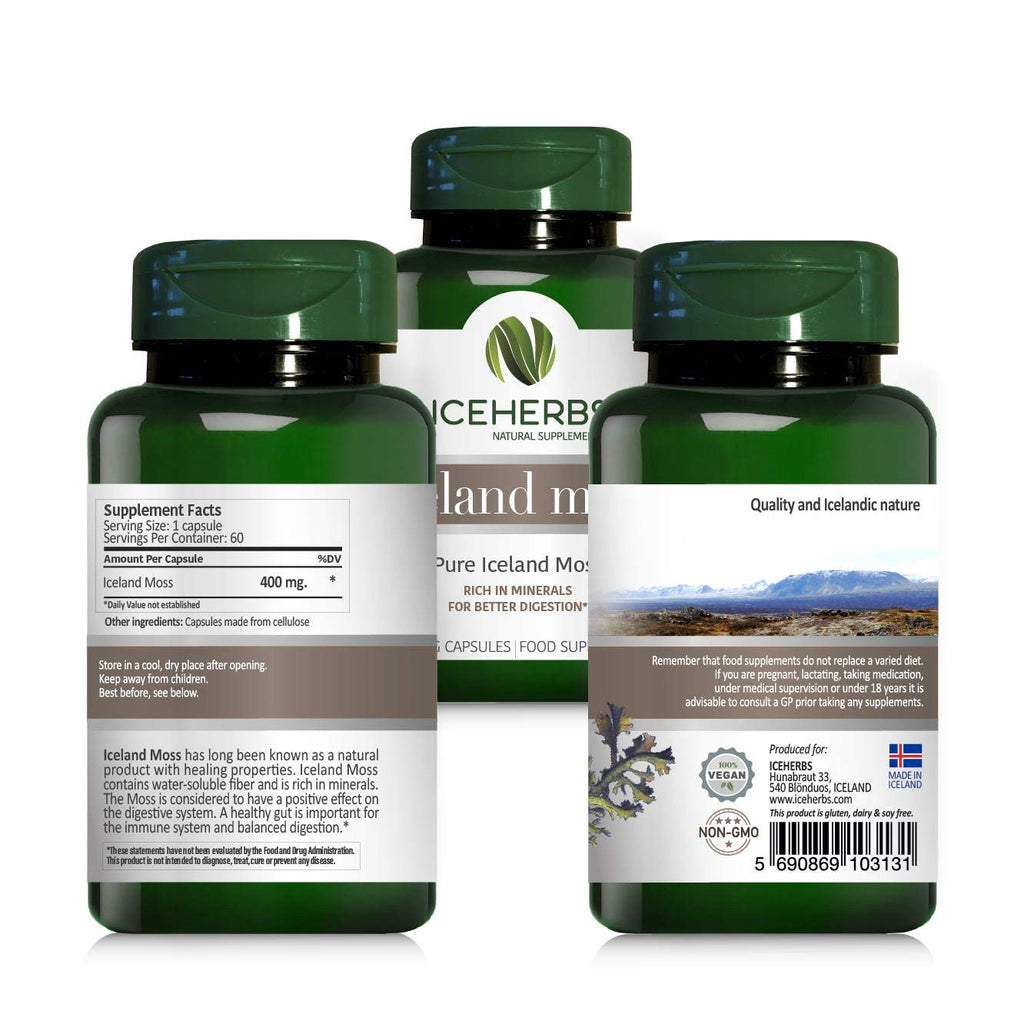 pure Iceland Moss mineral benefits