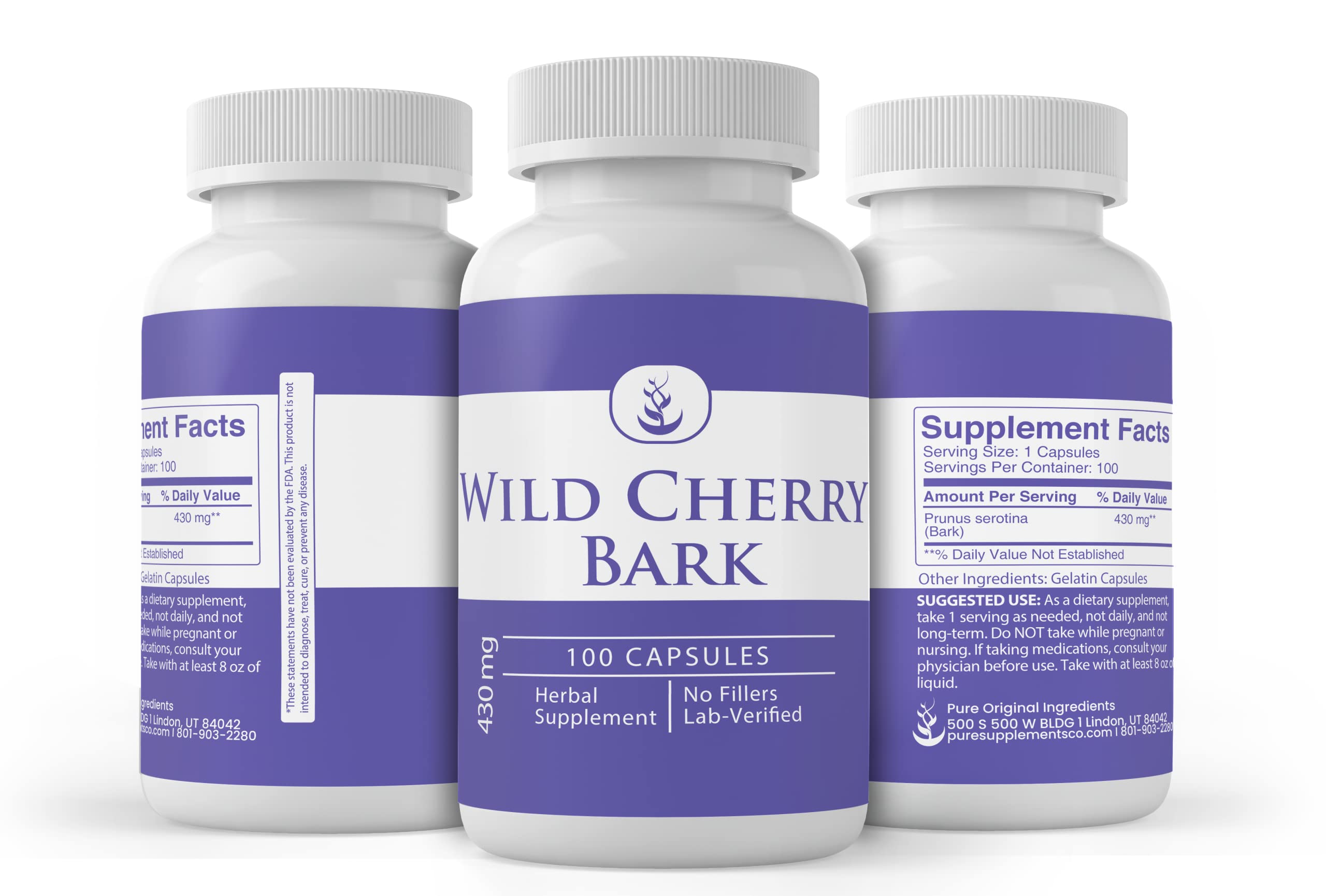 pure ingredients blended vitamin capsules