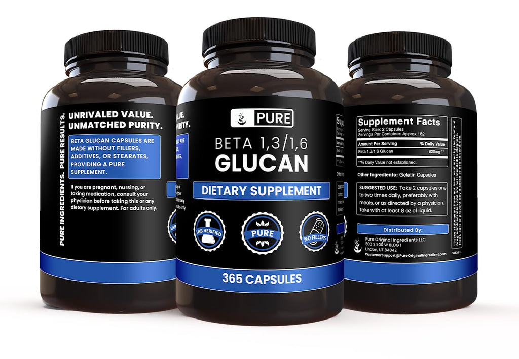 pure ingredients blended vitamin capsules
