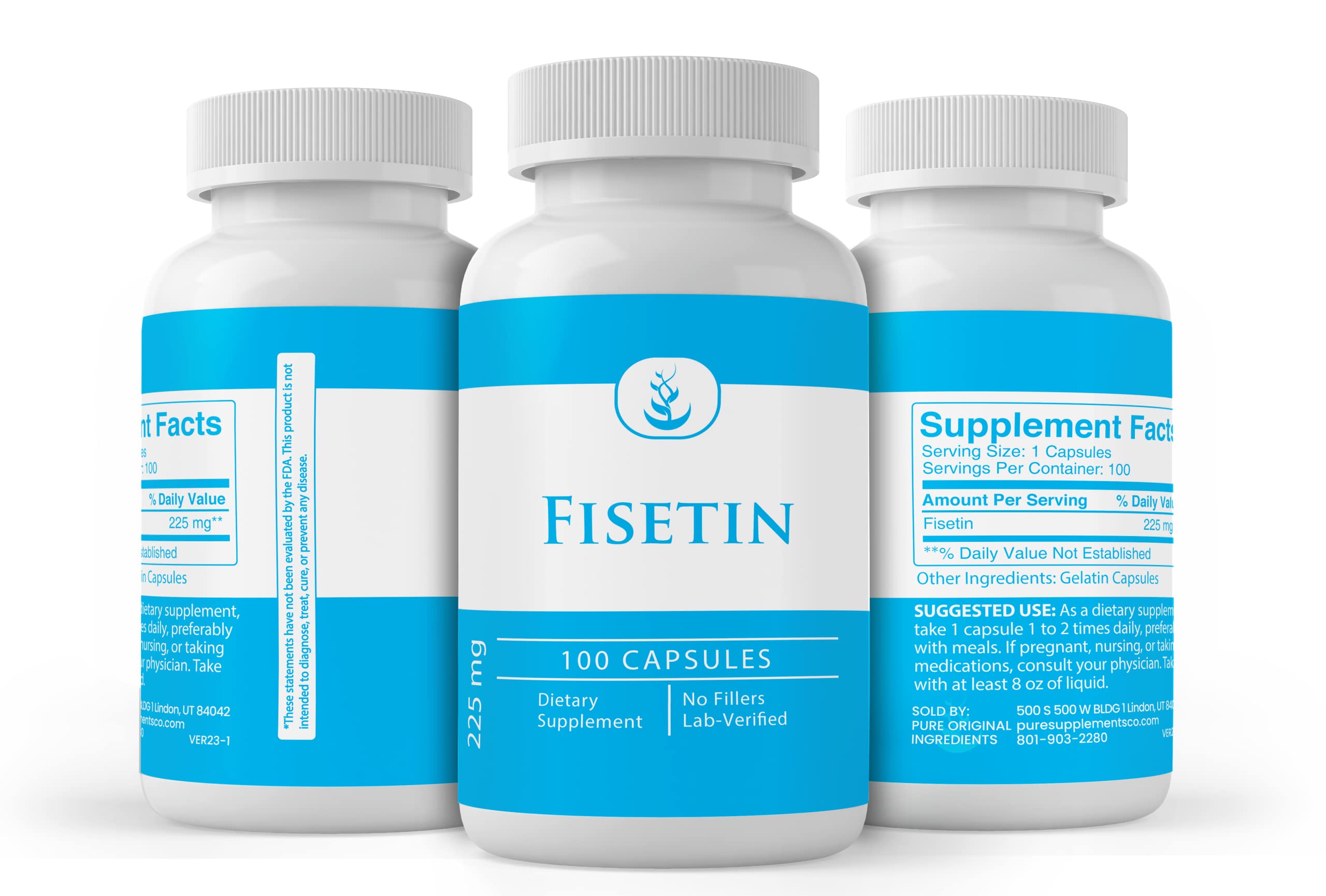 pure ingredients fisetin capsules