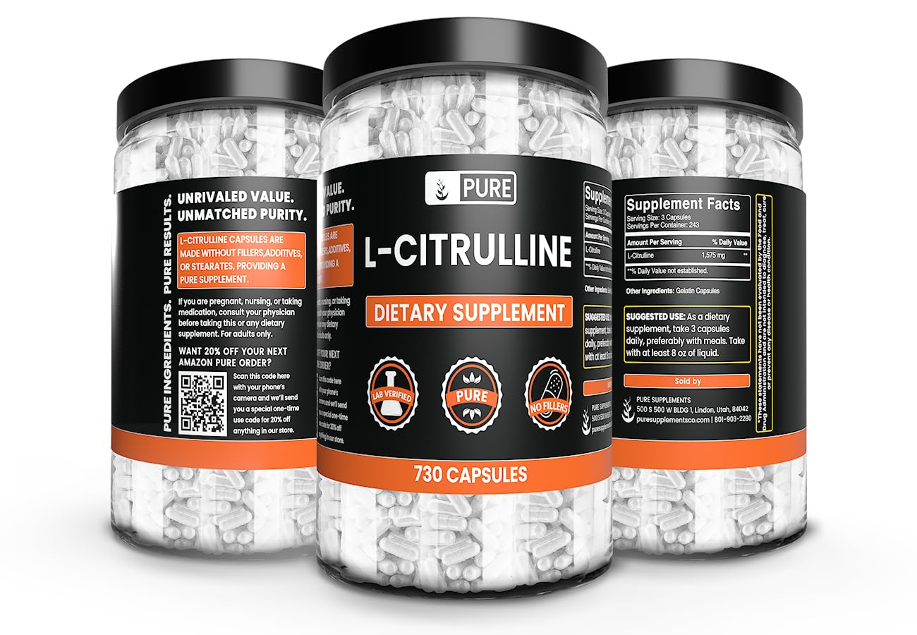 pure ingredients l-citrulline capsules