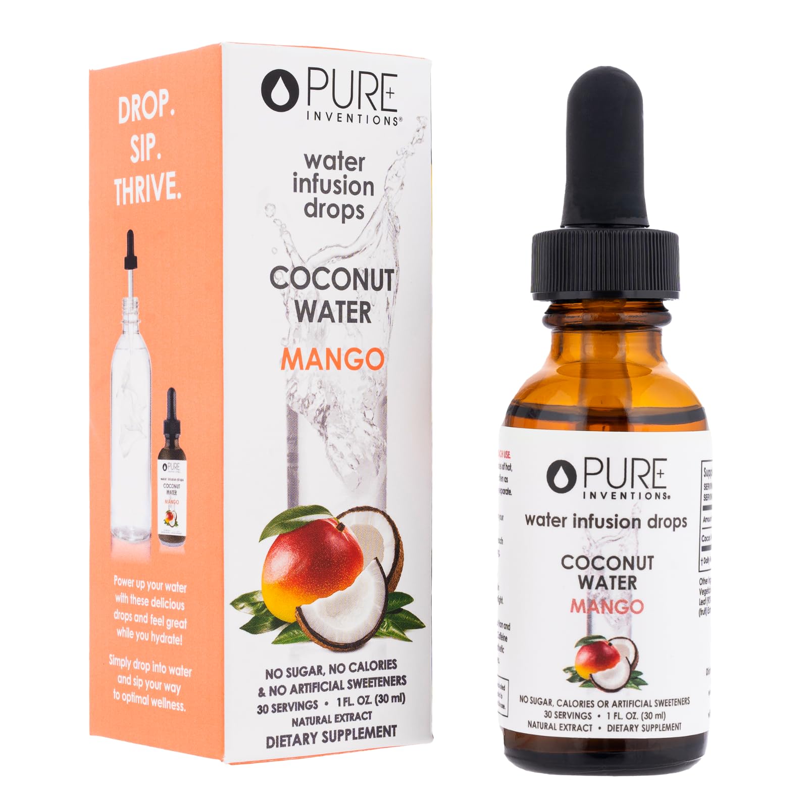 Pure Inventions coconut water infusion drops