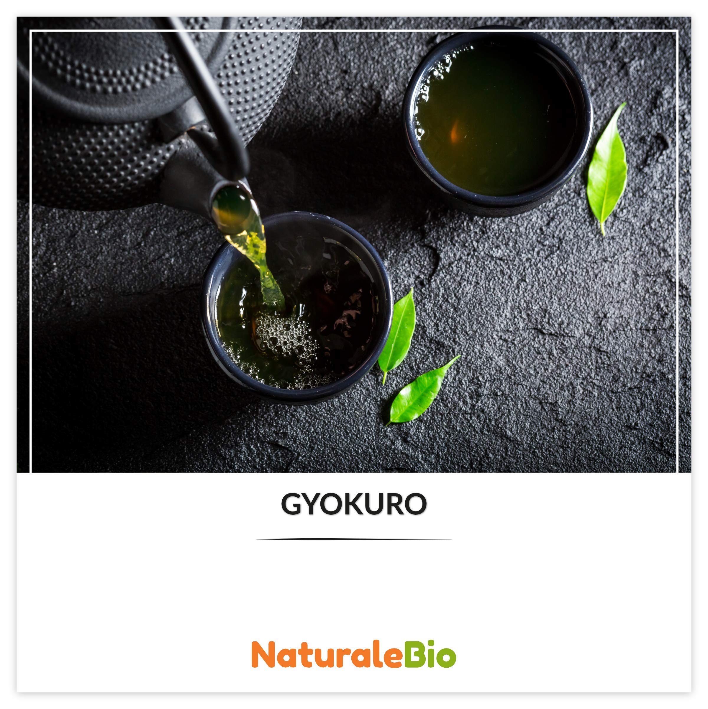pure Japanese green tea leaves
