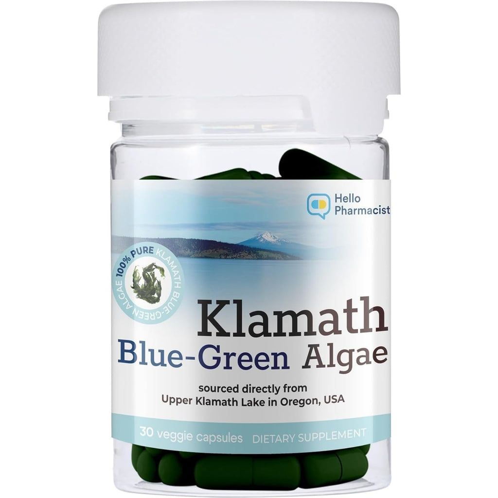 pure klamath blue-green algae capsules