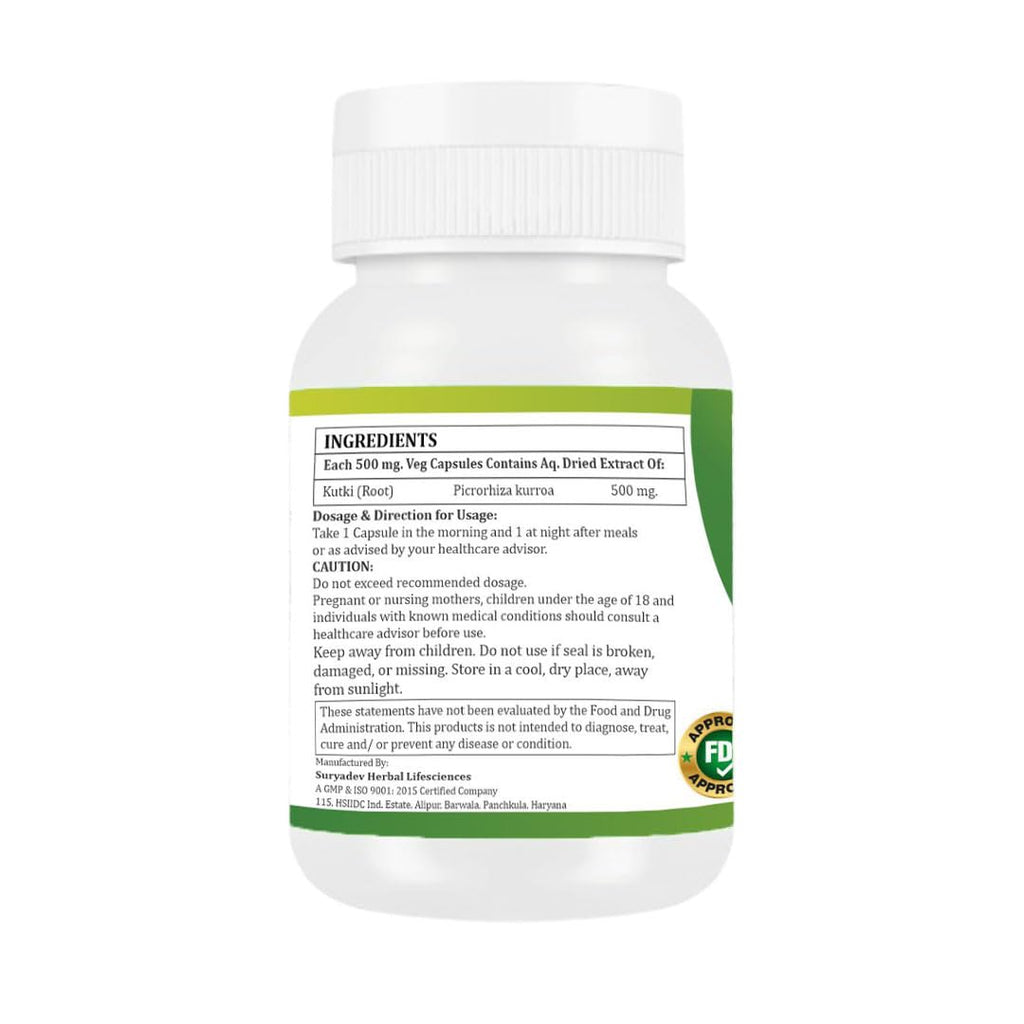Pure Kutki capsules for immune support
