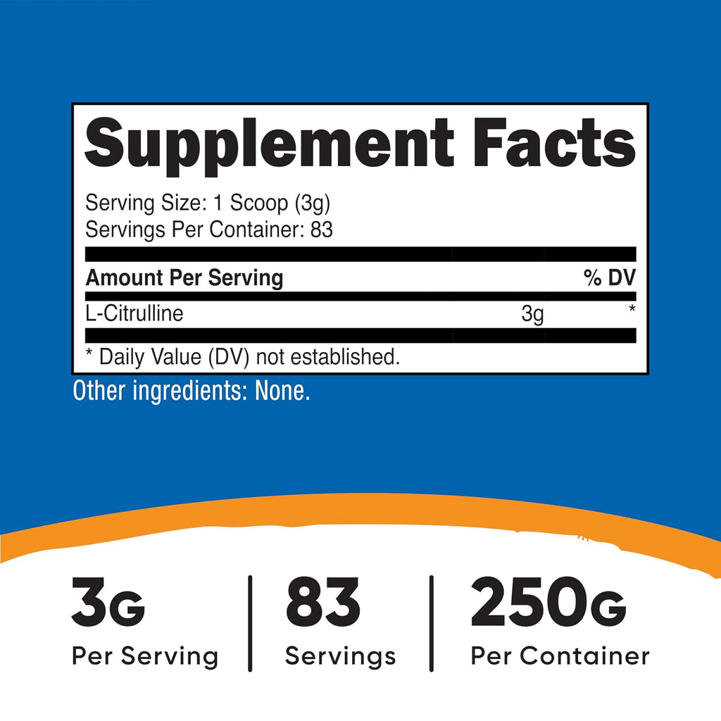Pure L-Citrulline for enhanced performance