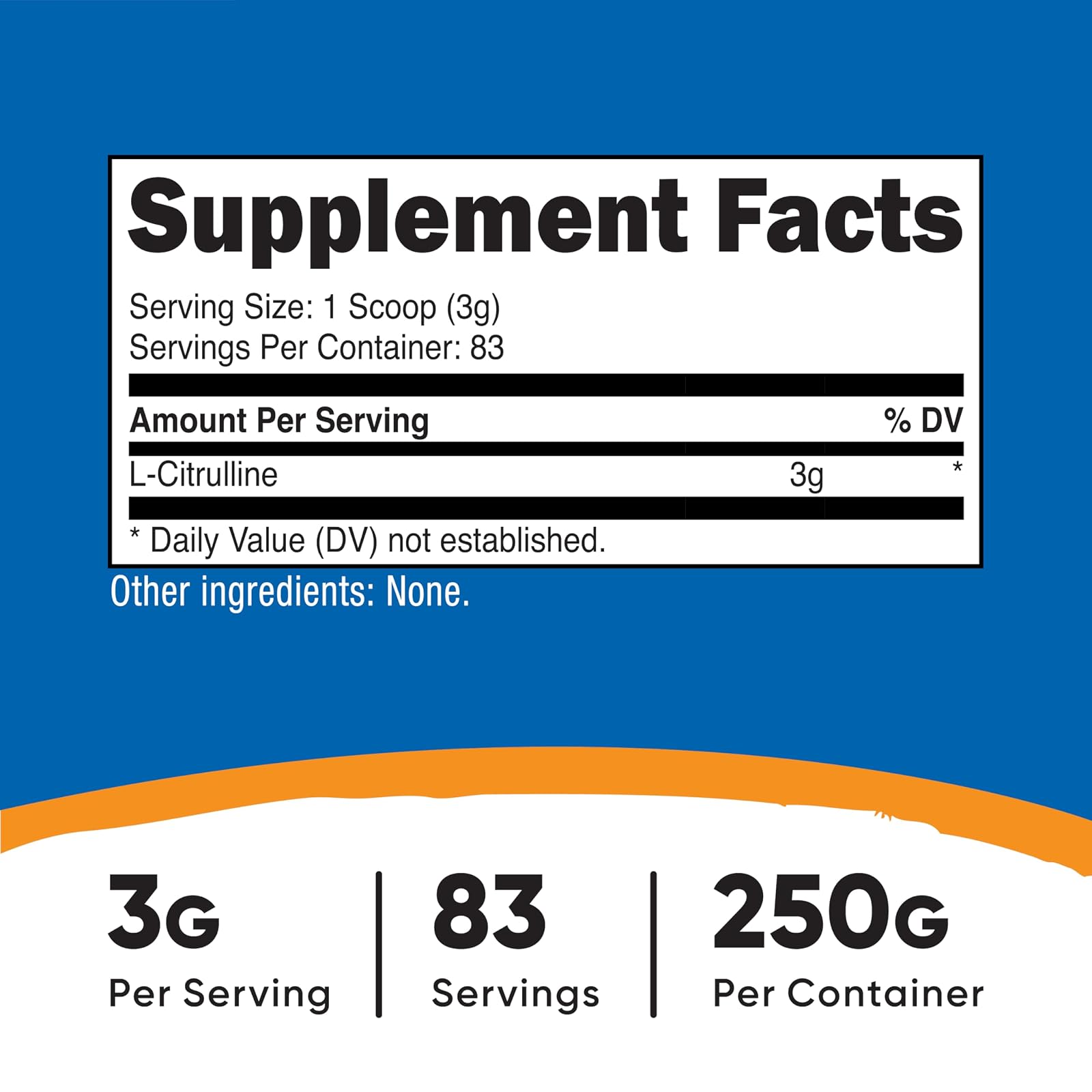 Pure L-Citrulline for enhanced performance