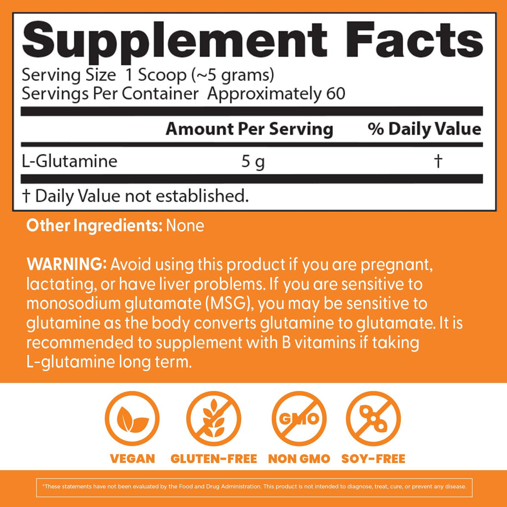 pure l-glutamine for digestive health