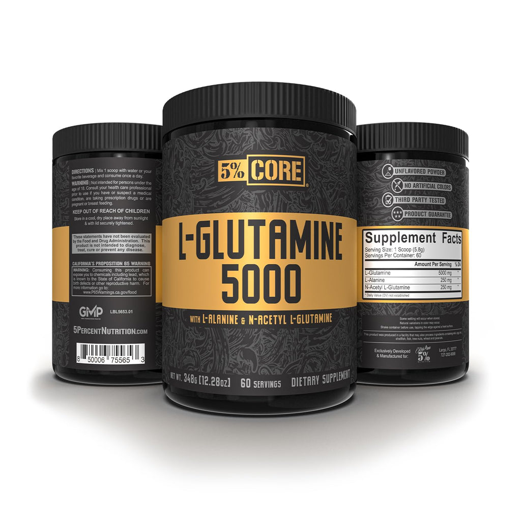pure l-glutamine for muscle recovery