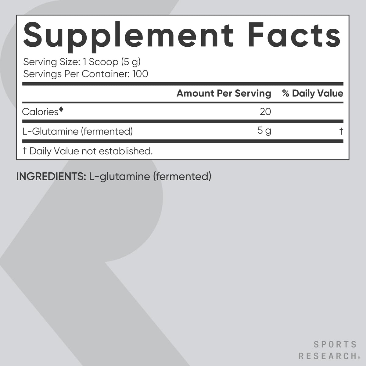 pure l-glutamine for post-workout support