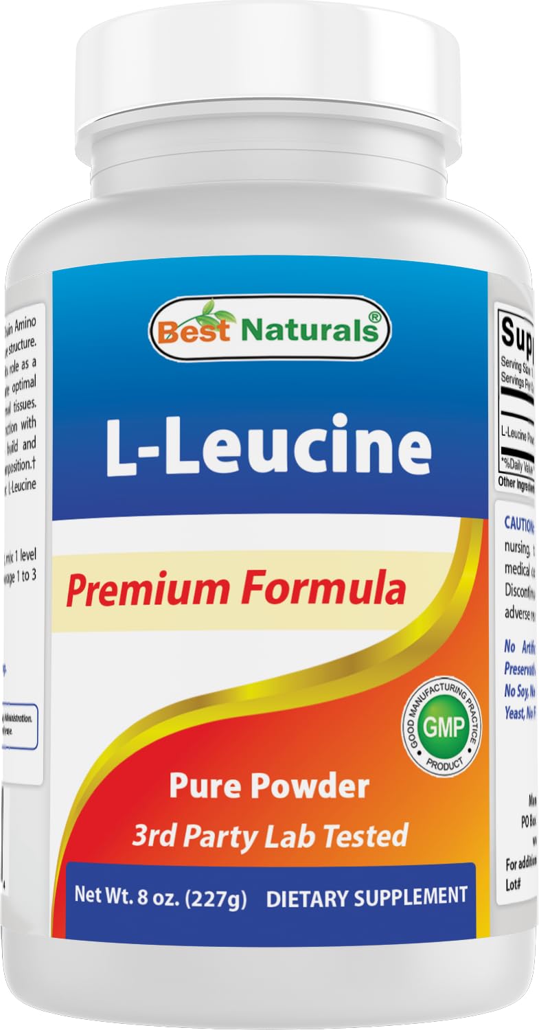 pure L-Leucine powder supplement