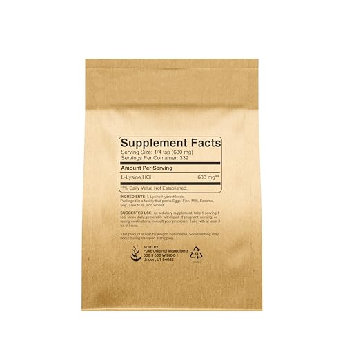 pure l-lysine for optimal health