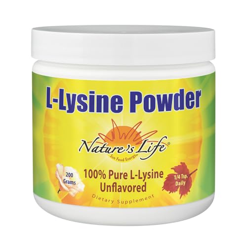 pure l-lysine powder for wellness