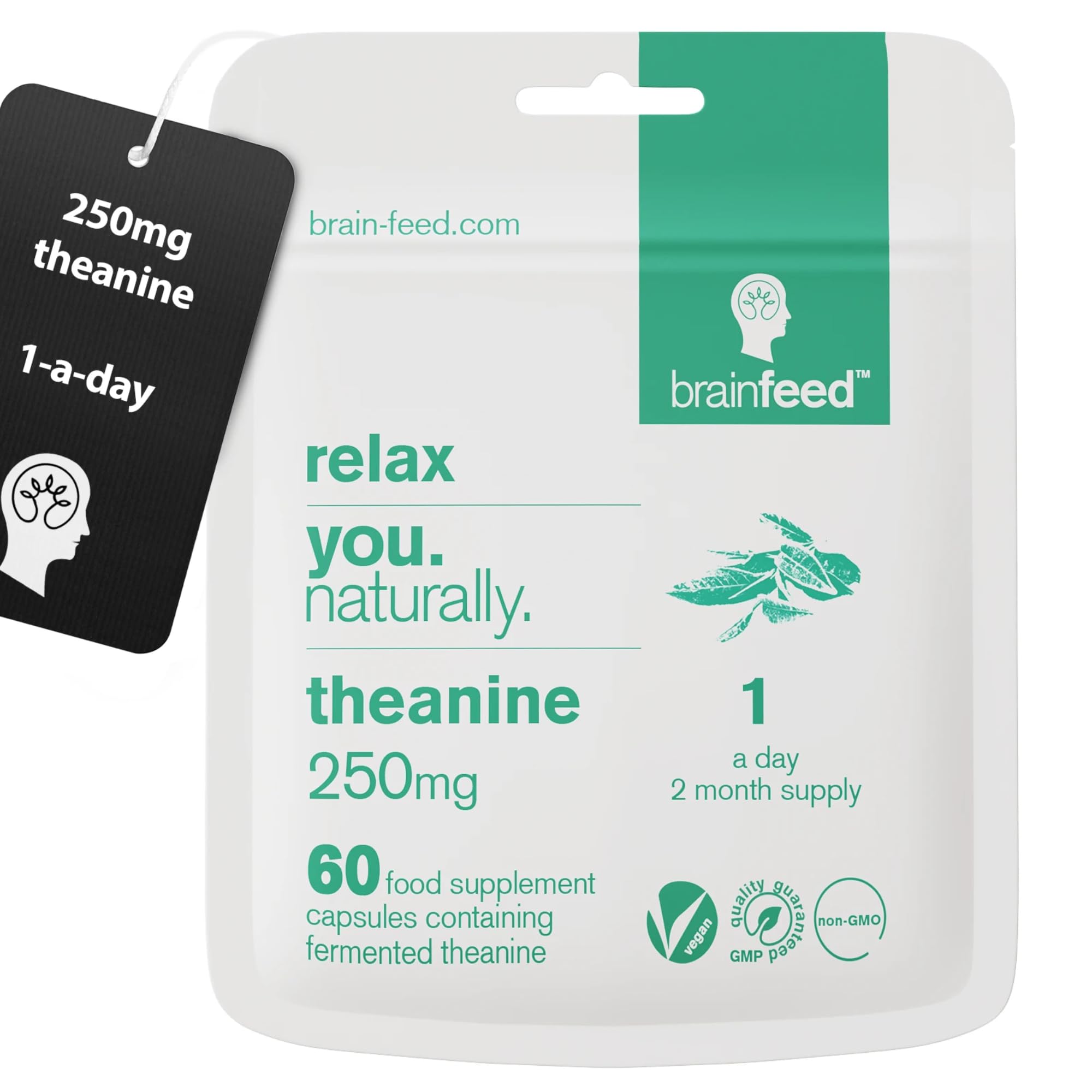 Pure L-Theanine stress relief capsules