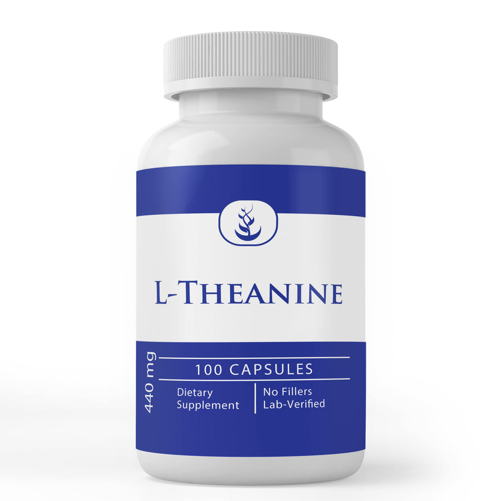 pure L-Theanine supplement capsules