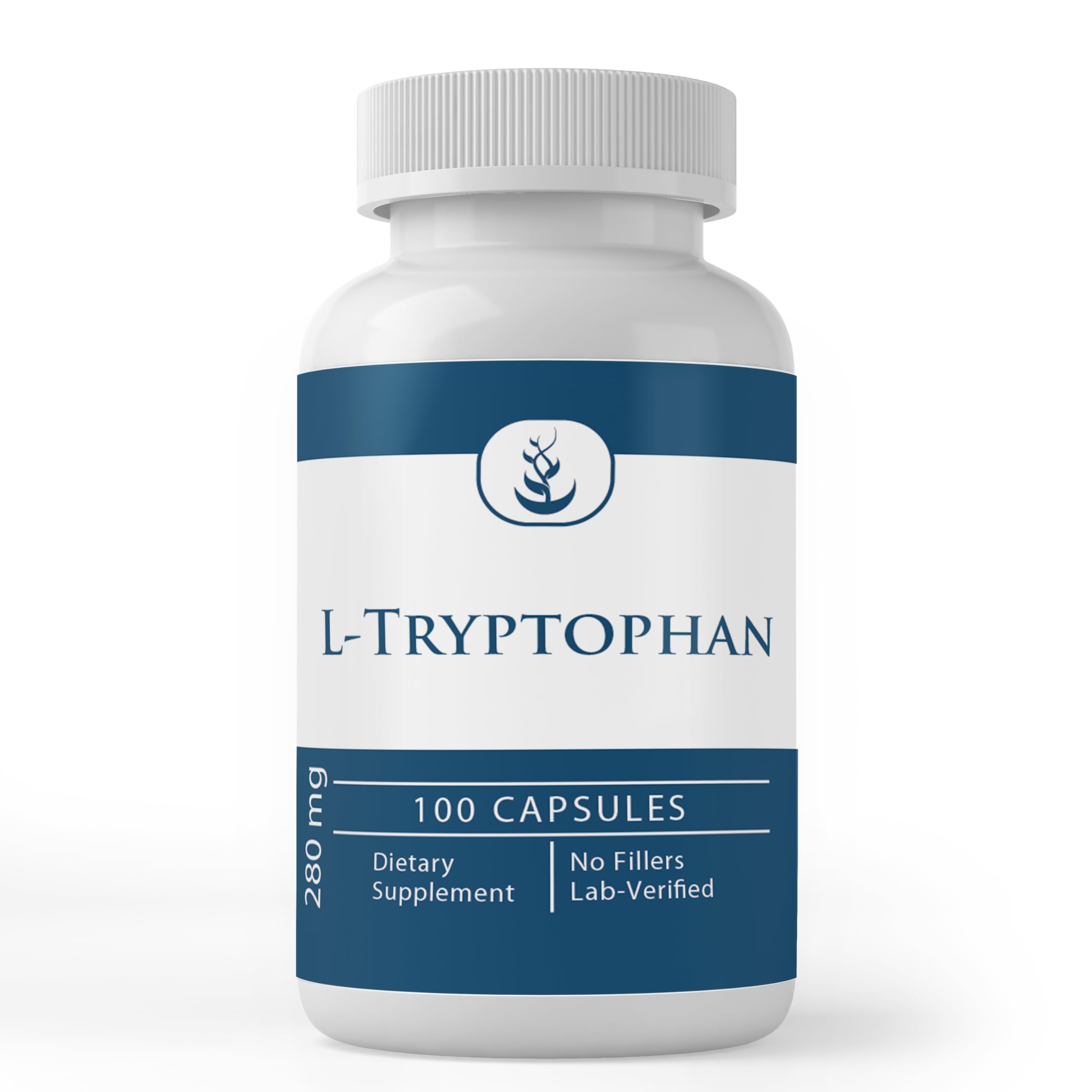 pure L-Tryptophan supplement capsules