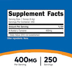 Pure l-tyrosine supplement for focus
