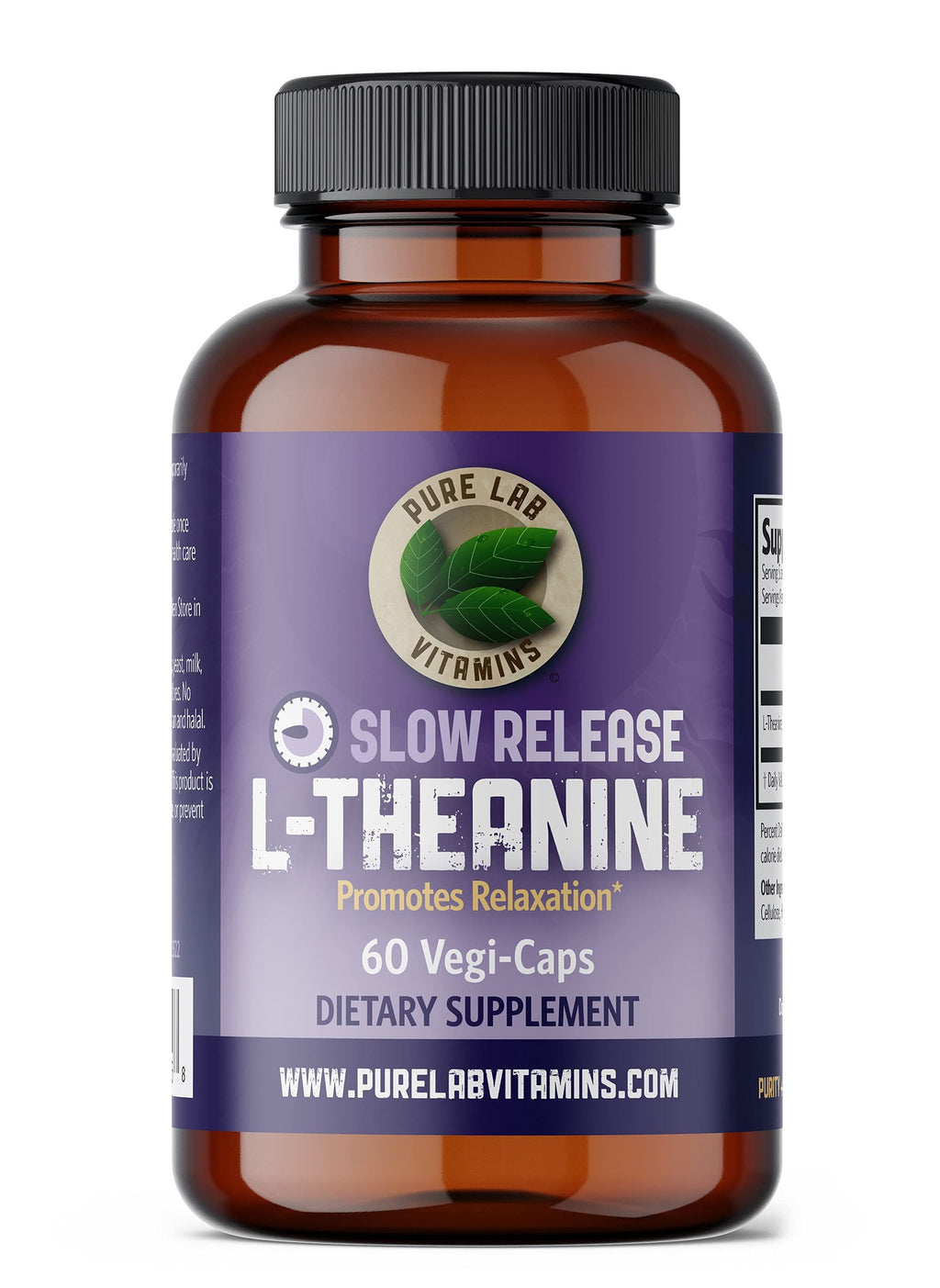 Pure Lab L-Theanine 200mg capsules
