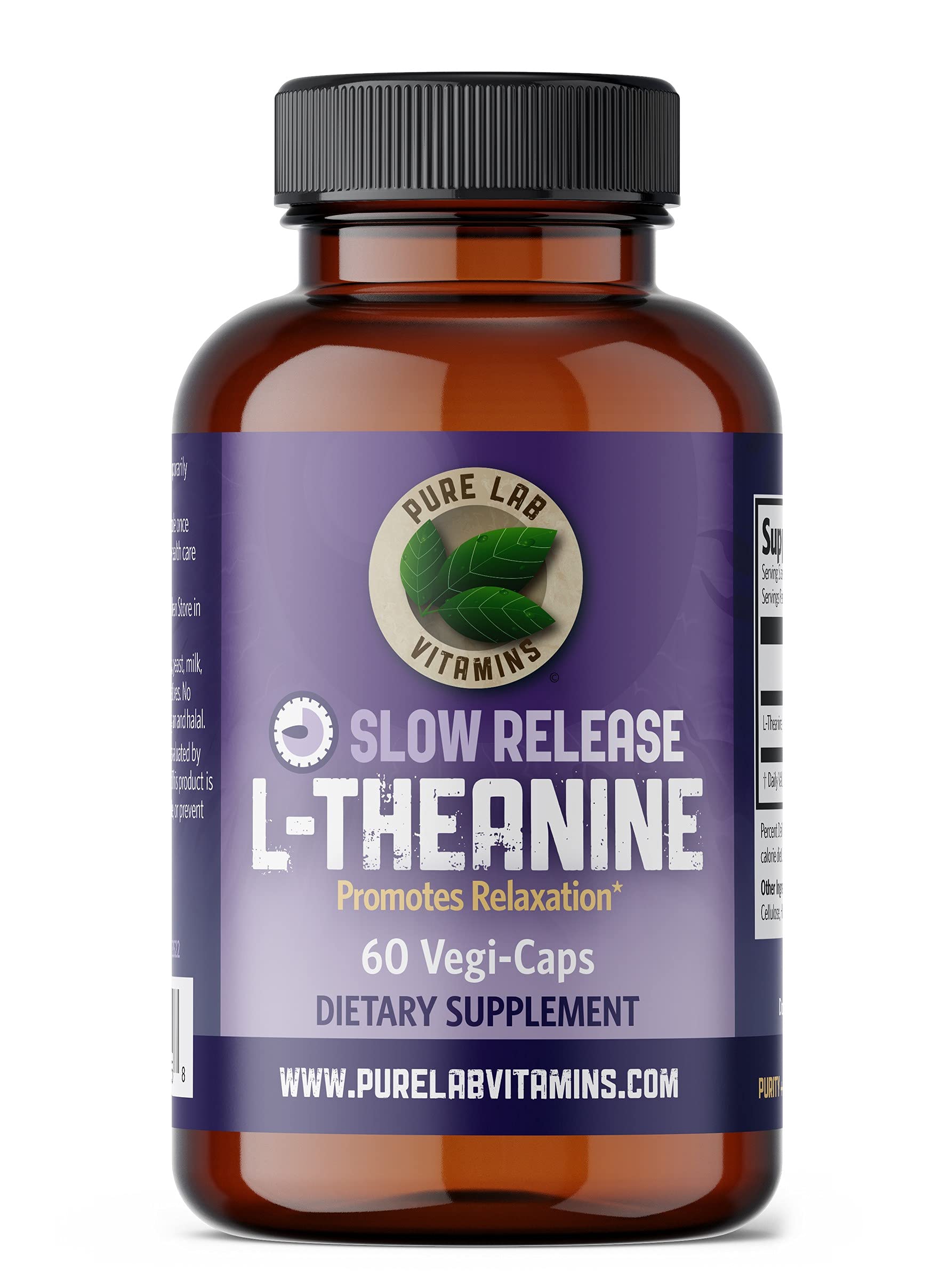 Pure Lab L-Theanine 200mg capsules