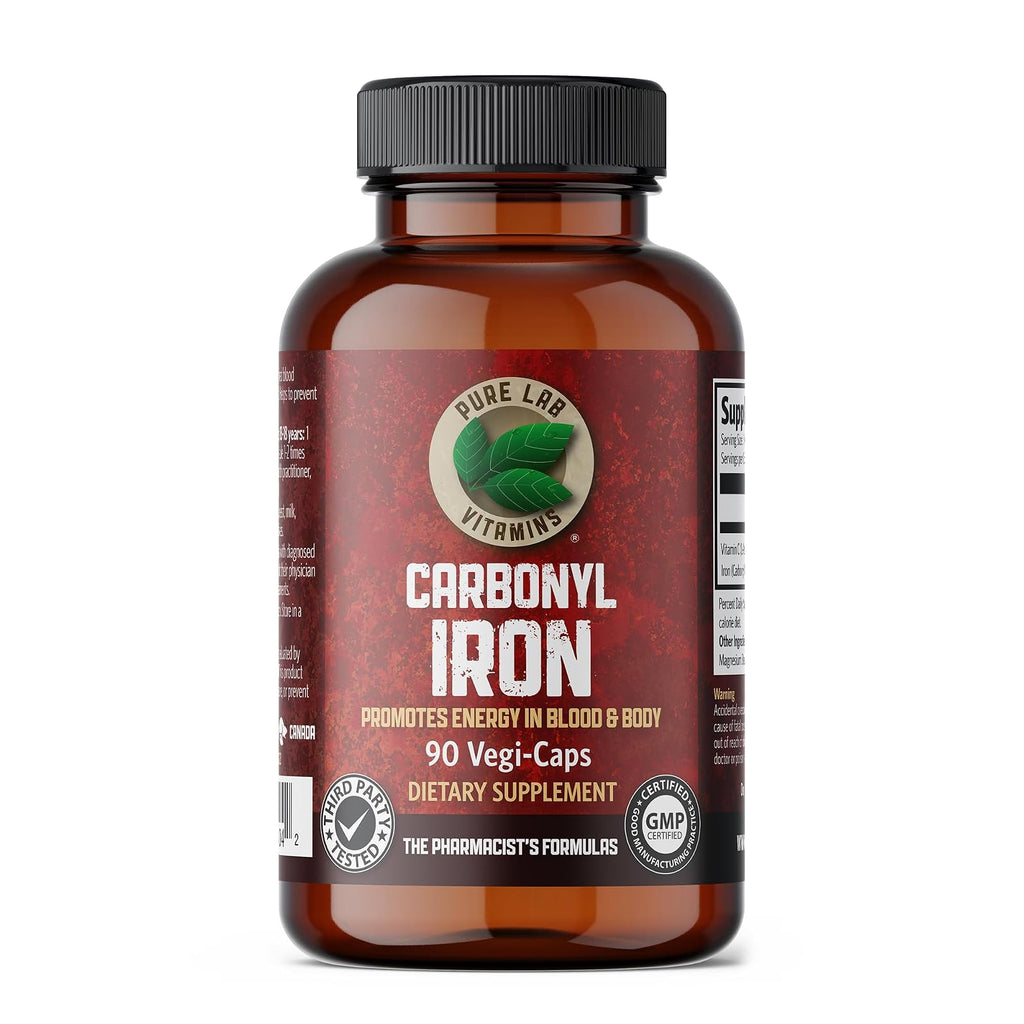 Pure Lab Vitamins carbonyl iron supplement