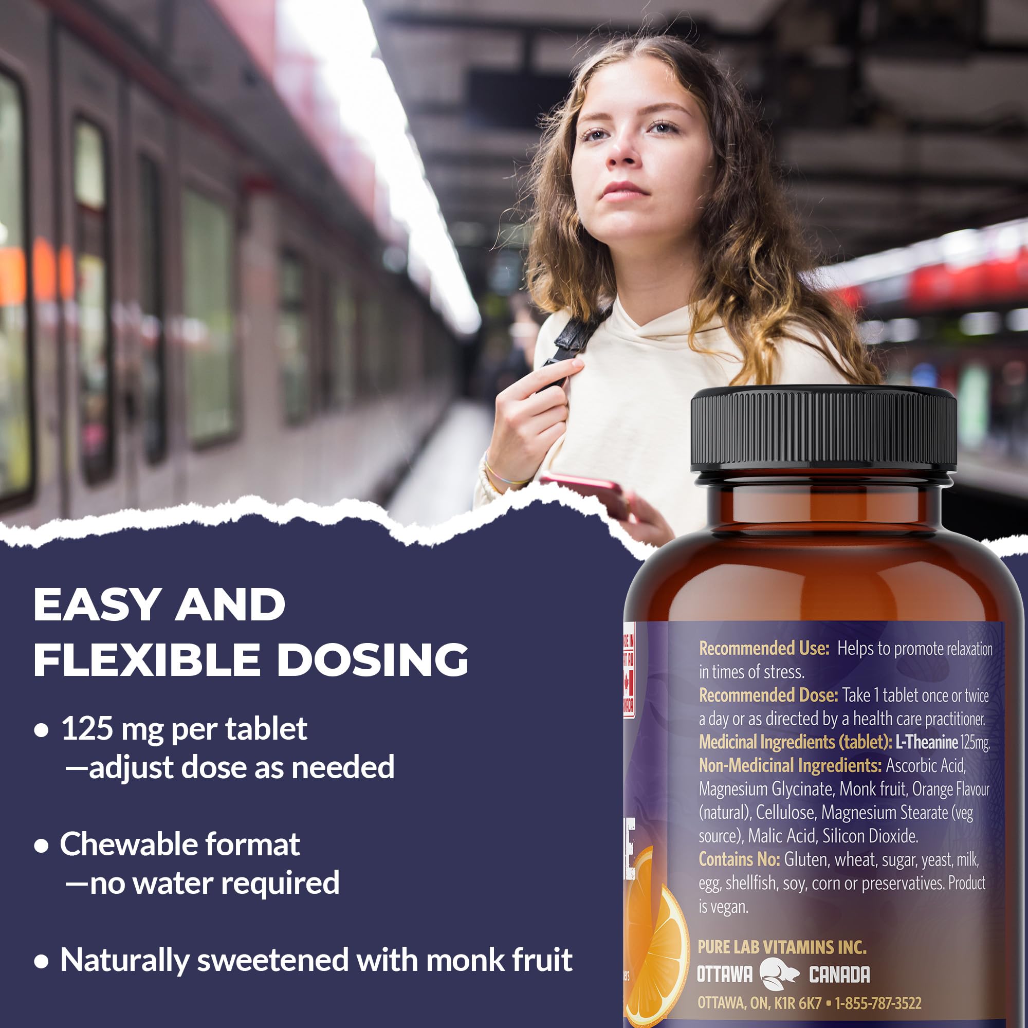 Pure Lab vitamins for stress relief