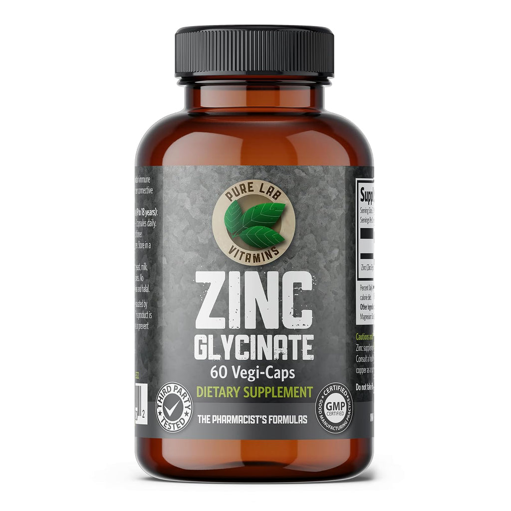 Pure Lab Vitamins Zinc Glycinate capsules