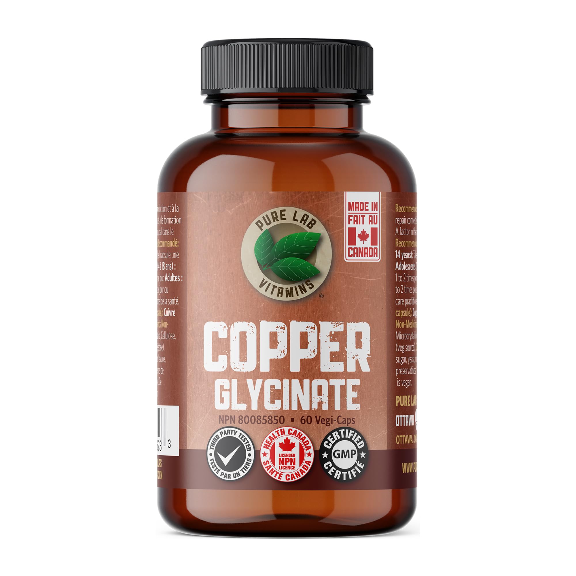 Pure Labs copper capsules for wellness