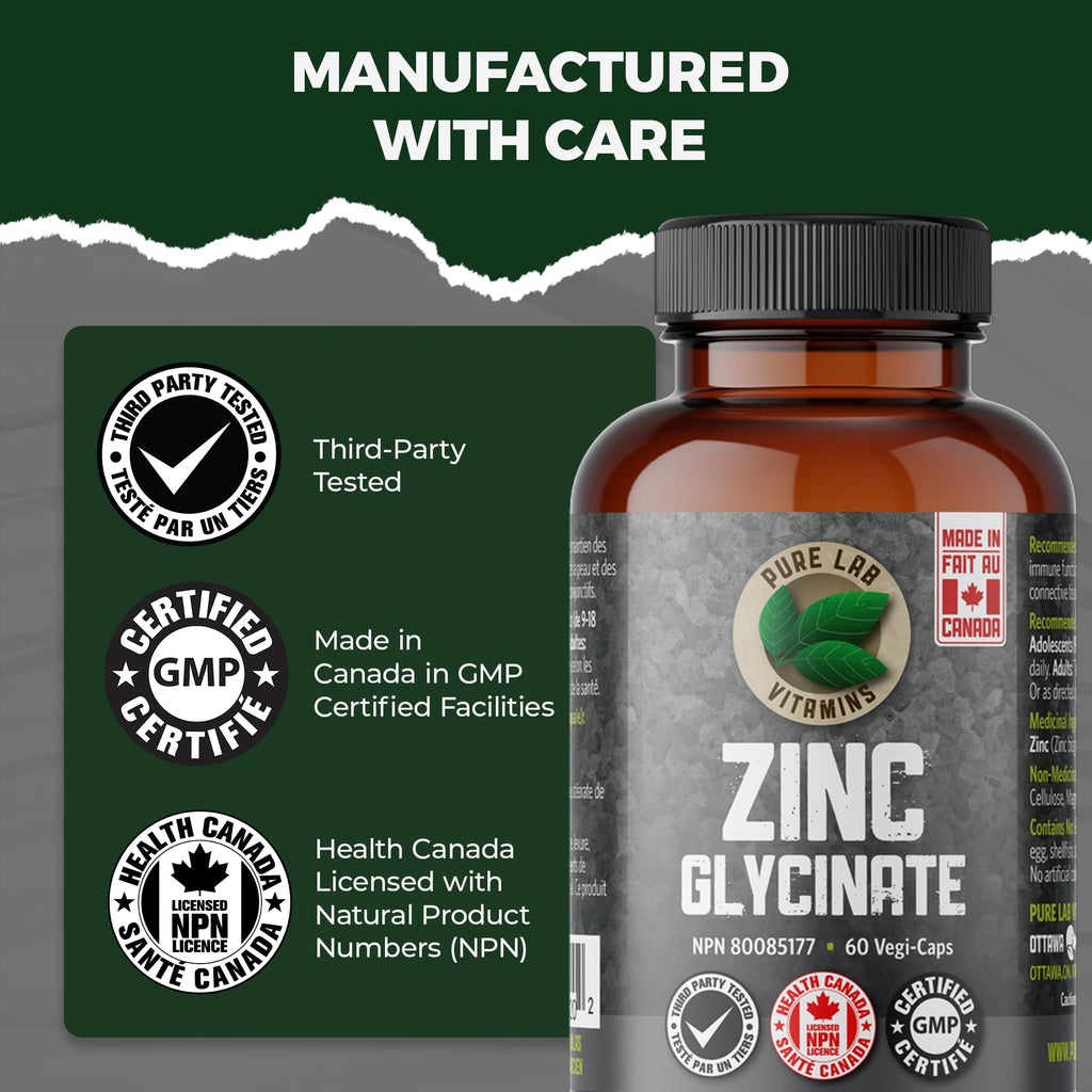 Pure Labs zinc for immune boost