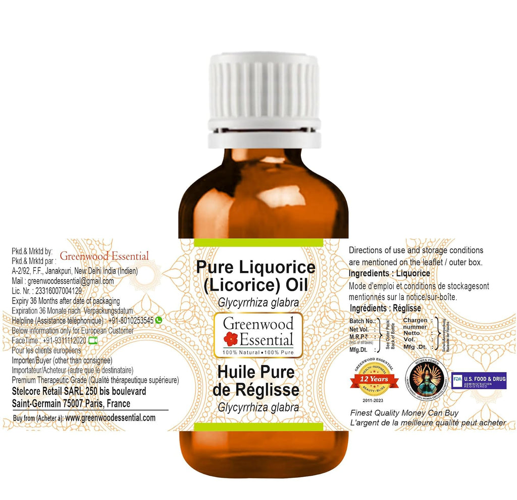 pure licorice oil for skin care