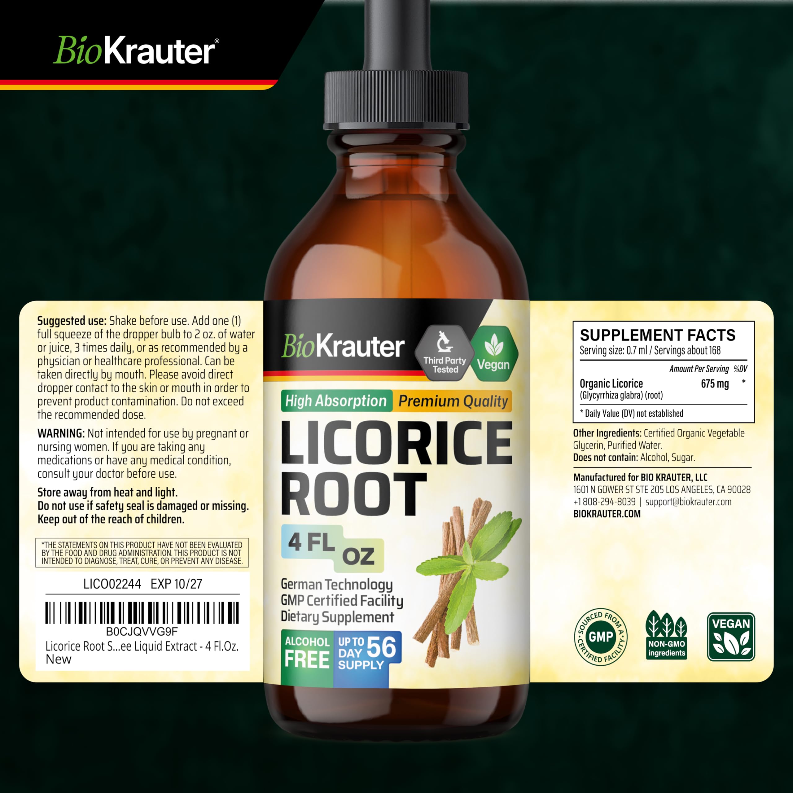 pure licorice root extract for vitality