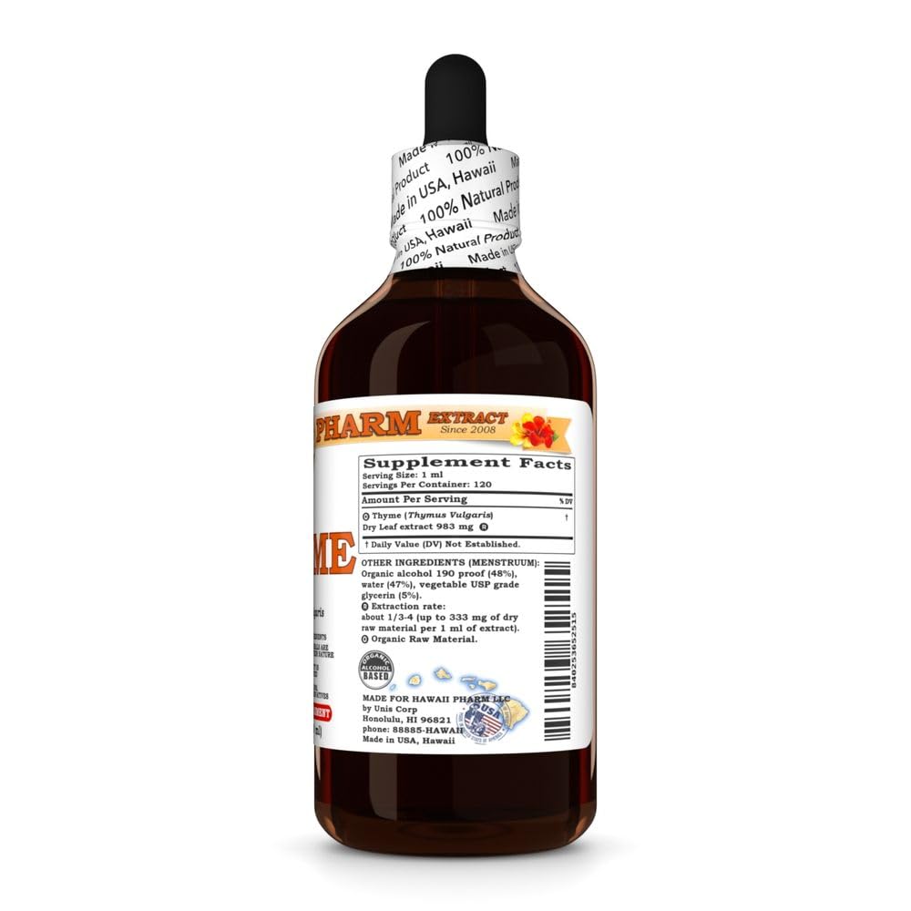 pure liquid thyme extract benefits