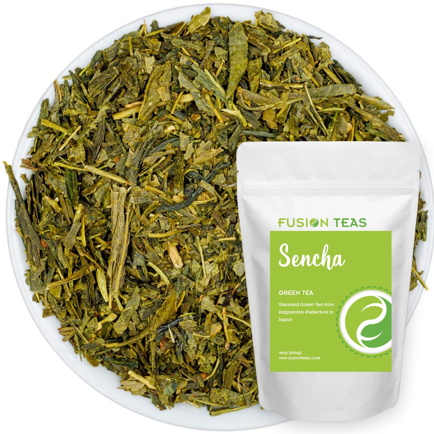 pure loose leaf green tea