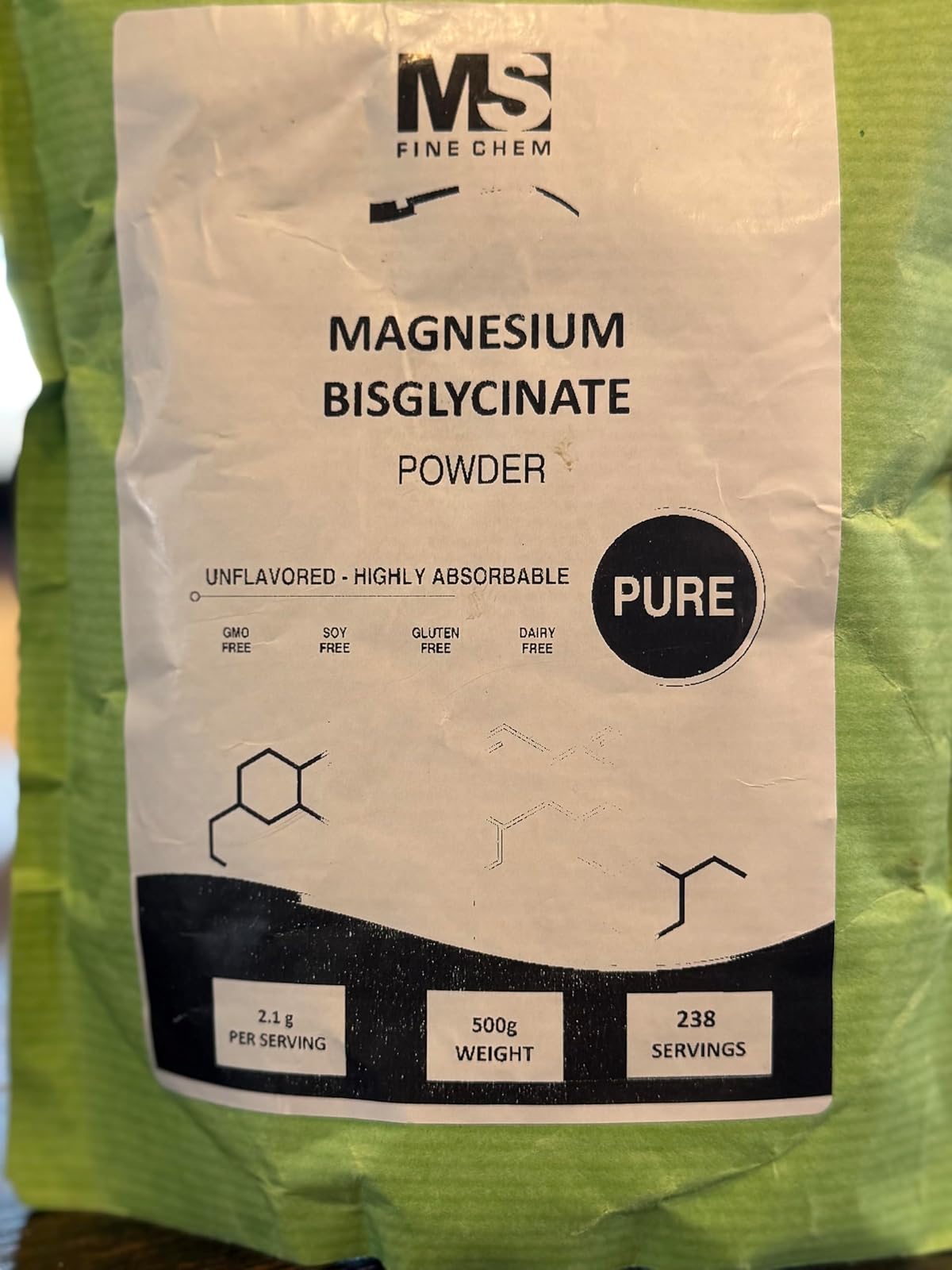 Pure Magnesium Bisglycinate for better sleep