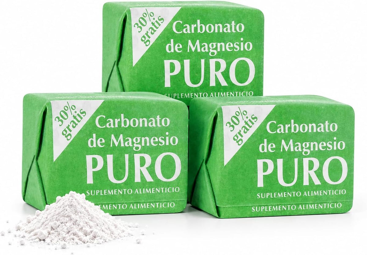 Pure magnesium carbonate for climbing